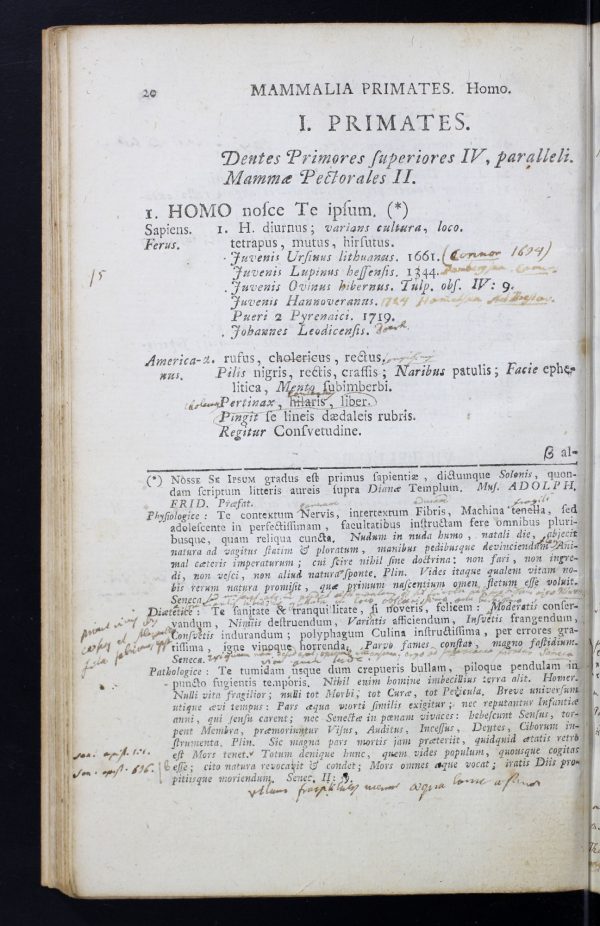 Linnaeus and Race | The Linnean Society