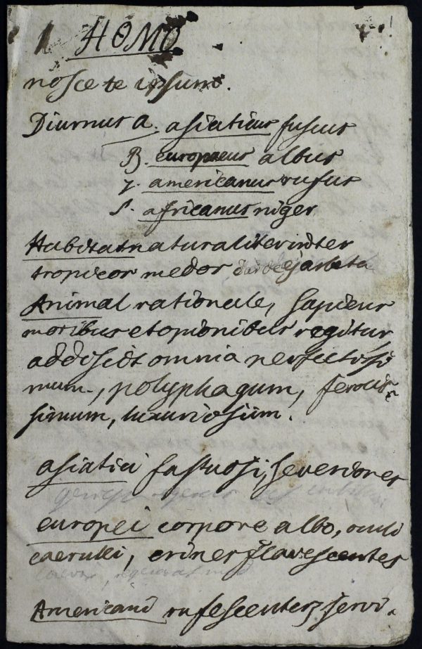 Linnaeus and Race | The Linnean Society